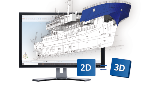 Combining 2D and 3D CAD brings convenience and error reduction